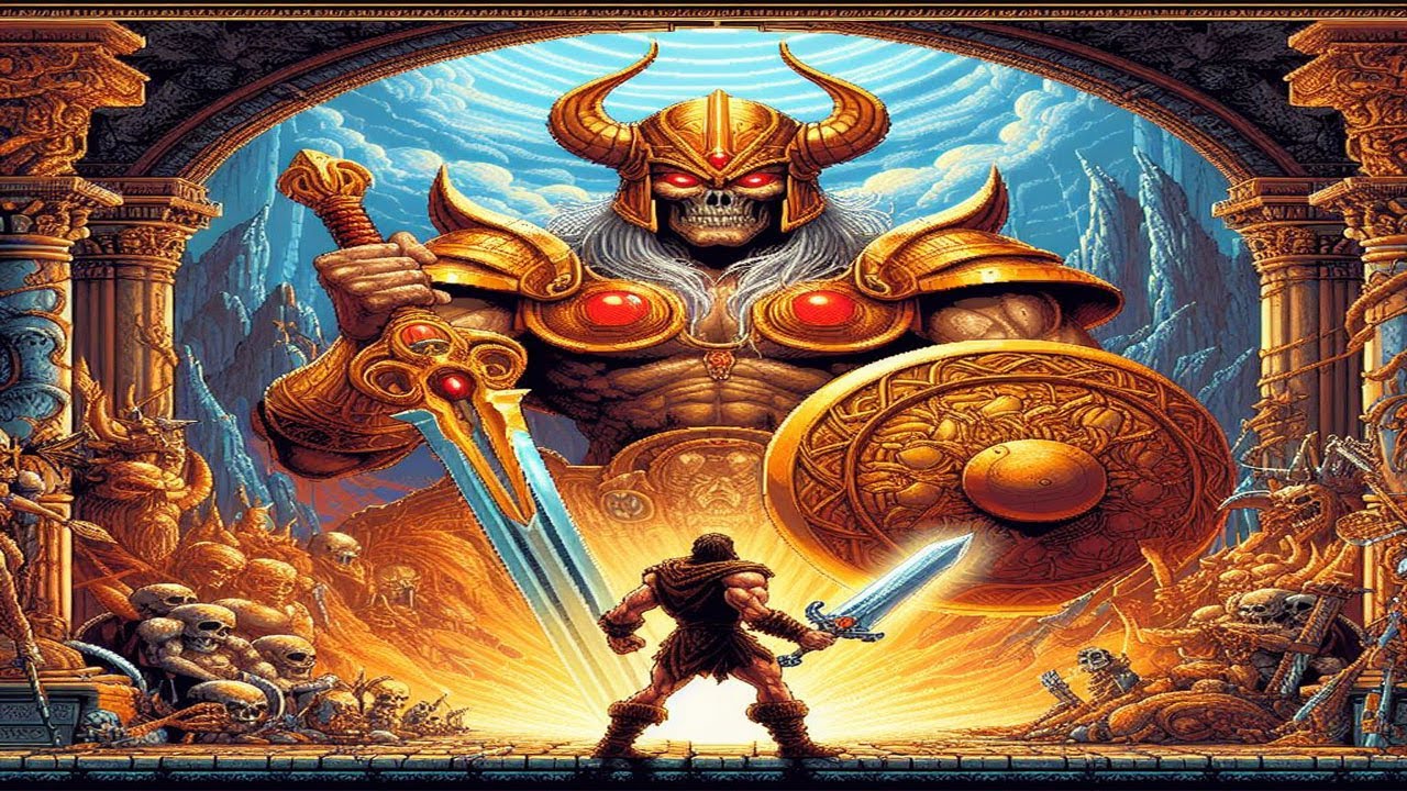 Golden Axe III: Conquer the Darkness Defeat Damud Hellstrike in Gritty ...
