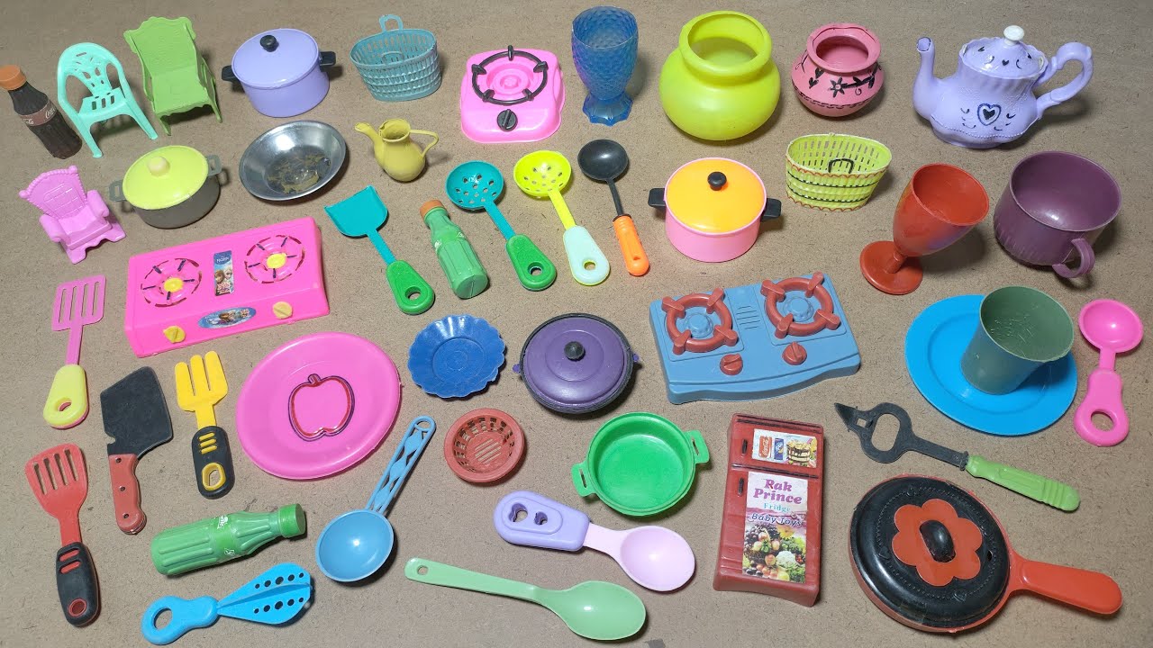 8 Minutes Satisfying With Unboxing Cute Miniature Cooking Set ...