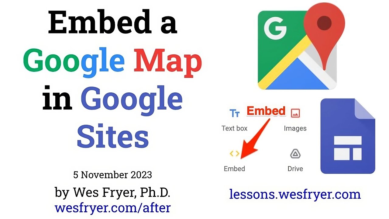 Embed a GeoMap on Google Sites - YouTube