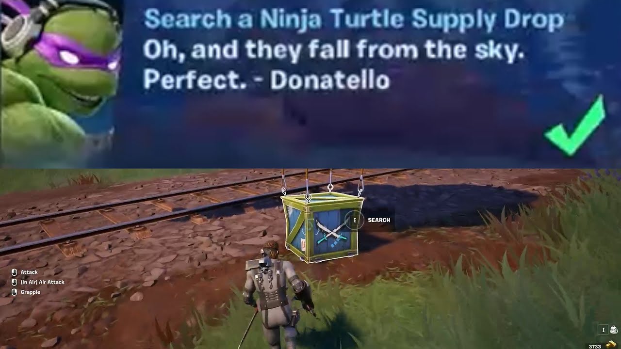 Search A Ninja Turtle Supply Drop Fortnite Youtube