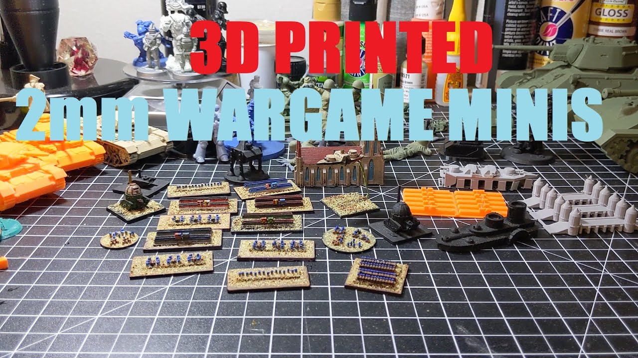 3D PRINTED 2mm WARGAME MINIATURES | FORWARD MARCH STUDIOS | MOOSEWORKS ...