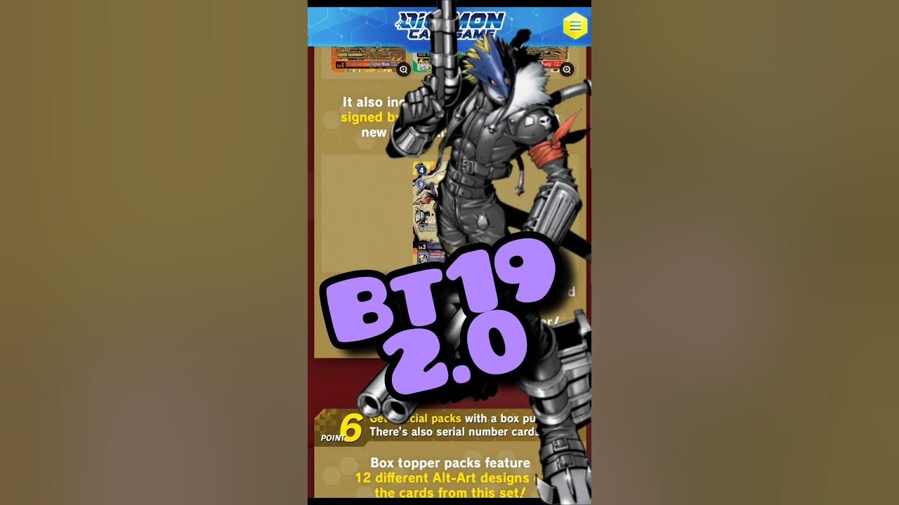 Todo el SOPORTE de Bt19 2.0 #digimontcg #digimon #tcg - YouTube