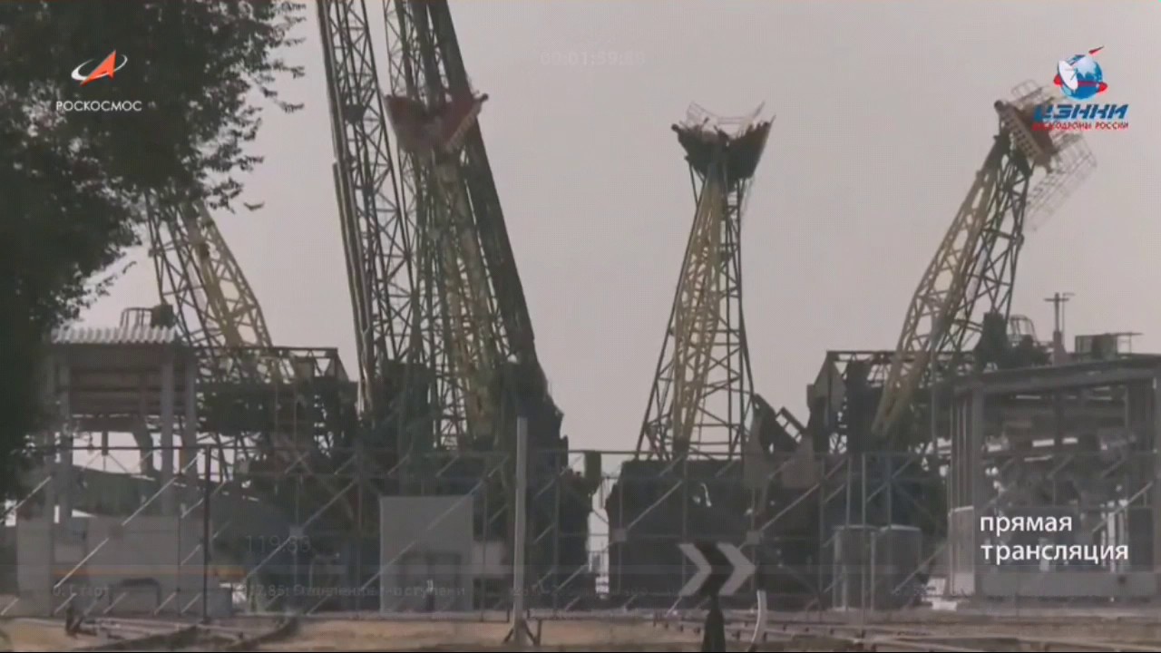 Launch of Progress MS-12 transport cargo ship || Запуск транспортного ...