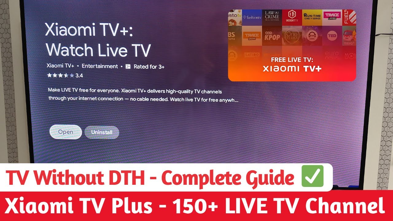 Xiaomi TV+ App ─ Full Setup, Features & Review ⚡ | Live TV Channels on ...
