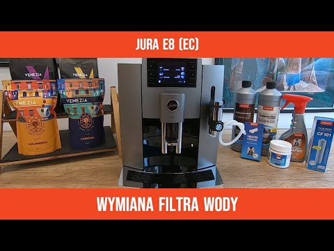Jura E8 (EC) - Wymiana filtra wody krok po kroku | COFFIX - YouTube