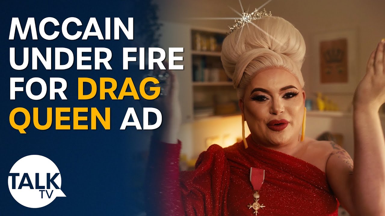 McCain under fire for woke drag queen ad - YouTube