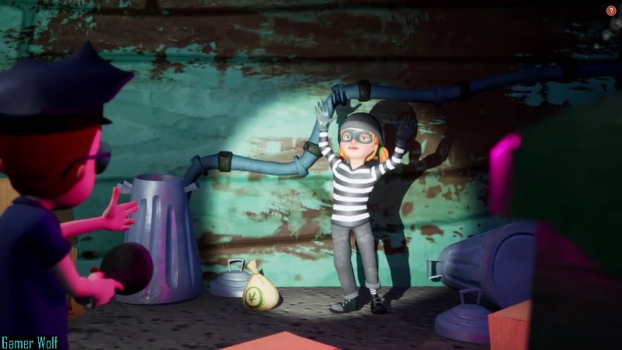 Hello Neighbor Hide and Seek: Cop and Robbers Part 2 (No Commentary ...