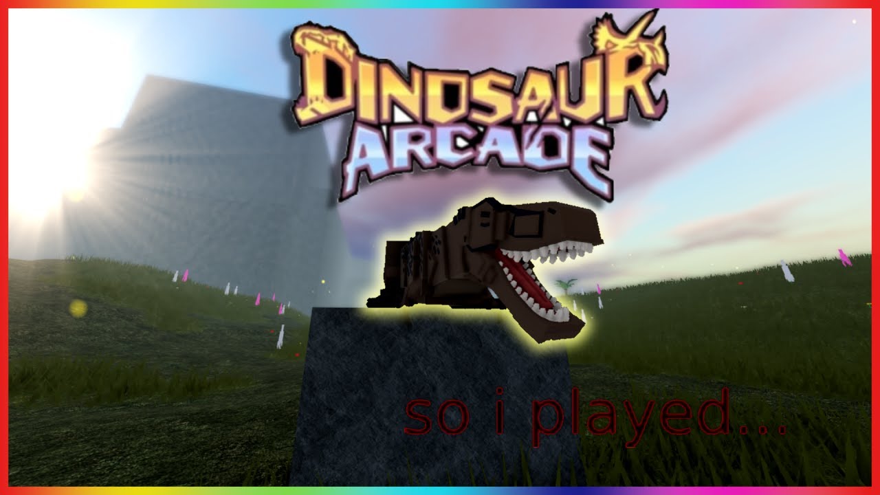 Dinosaur Arcade BETA My first time playing it -New Roblox Dinosaur Game ...