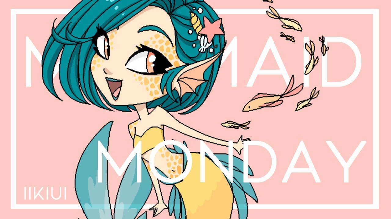 Mermaid Monday #5 | Digital Speedpaint | iiKiui - YouTube