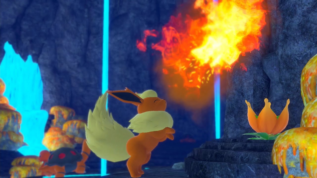 Flareon Stall - New Pokémon Snap - YouTube