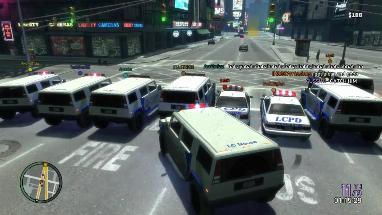 GTA IV/EFLC - "BUSTED!" x3 - YouTube
