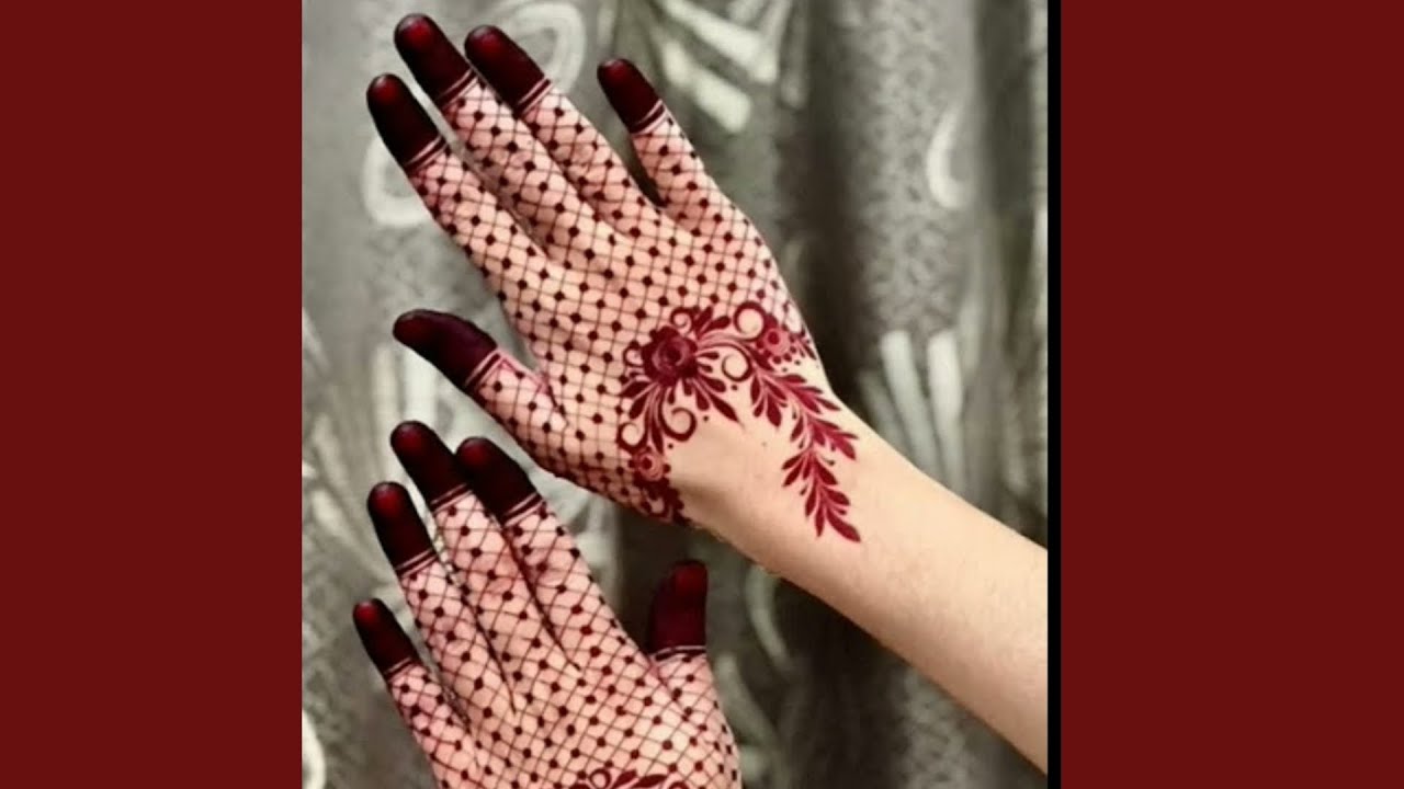 Easy Cross Mehndi Henna designs for Beginners - YouTube