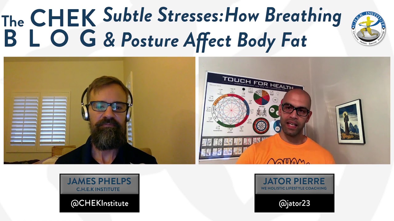 Subtle Stresses: How Breathing & Posture Affect Body Fat - YouTube