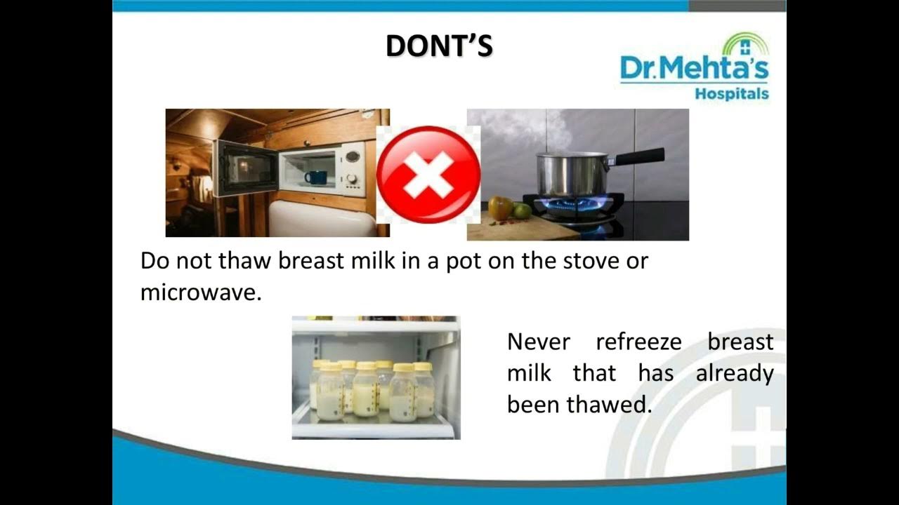How To Store Freeze And Thaw Breastmilk Breastmilk Thawing Guidelines