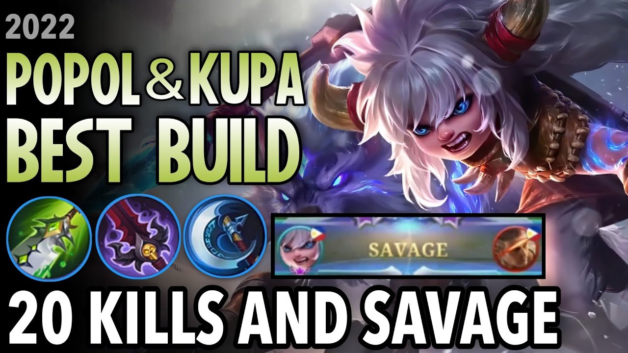 20 KILLS & SAVAGE!? NEW POPOL AND KUPA BEST BUILD IN 2022 | BUILD TOP 1 ...