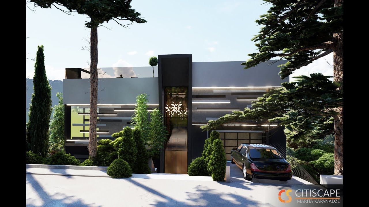 Lighthouse Avenue, Single-family house, New York, 2022 (Revit, 3Ds Max ...