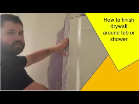 How To Finish Drywall Around A Tub Surround