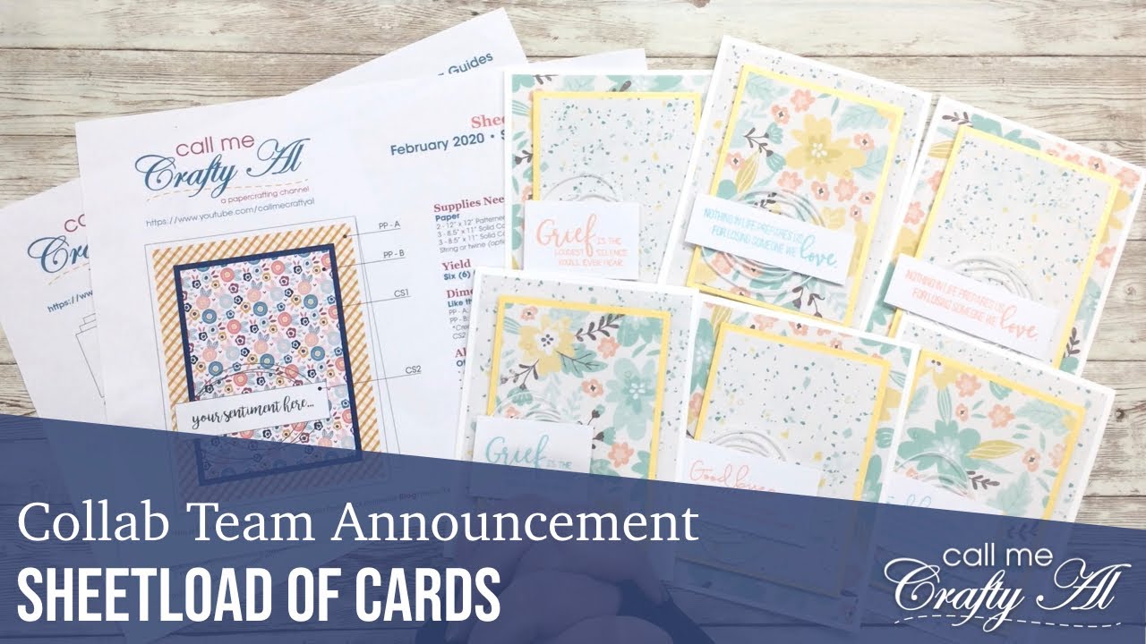 Collab Team Announcement | SheetLoad of Cards - YouTube