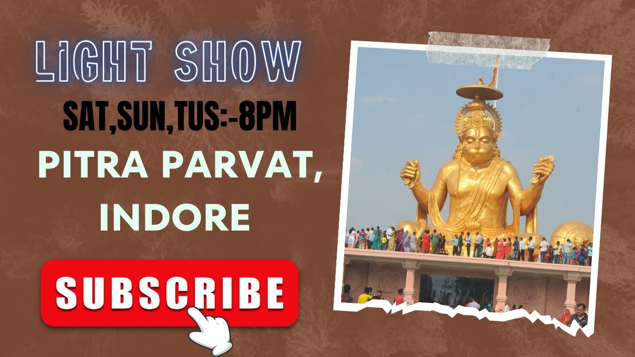 Pitreshwar Hanuman Mandir, Light Show/3D Laser light Show Pitra Parva ...