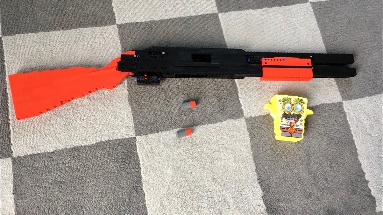 Lego Pump-Action Shotgun (Shell Ejection) - YouTube