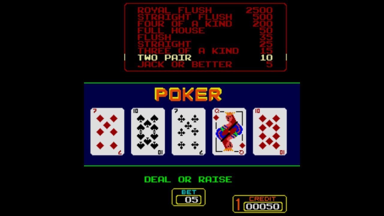 Super Draw Poker [Arcade Longplay] (1983) Valadon Automation / Jeutel ...