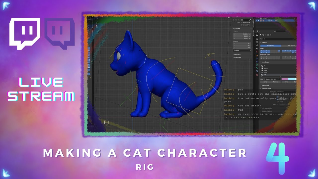 Blender | Cat Rigging and Retopology | Part 04 - YouTube