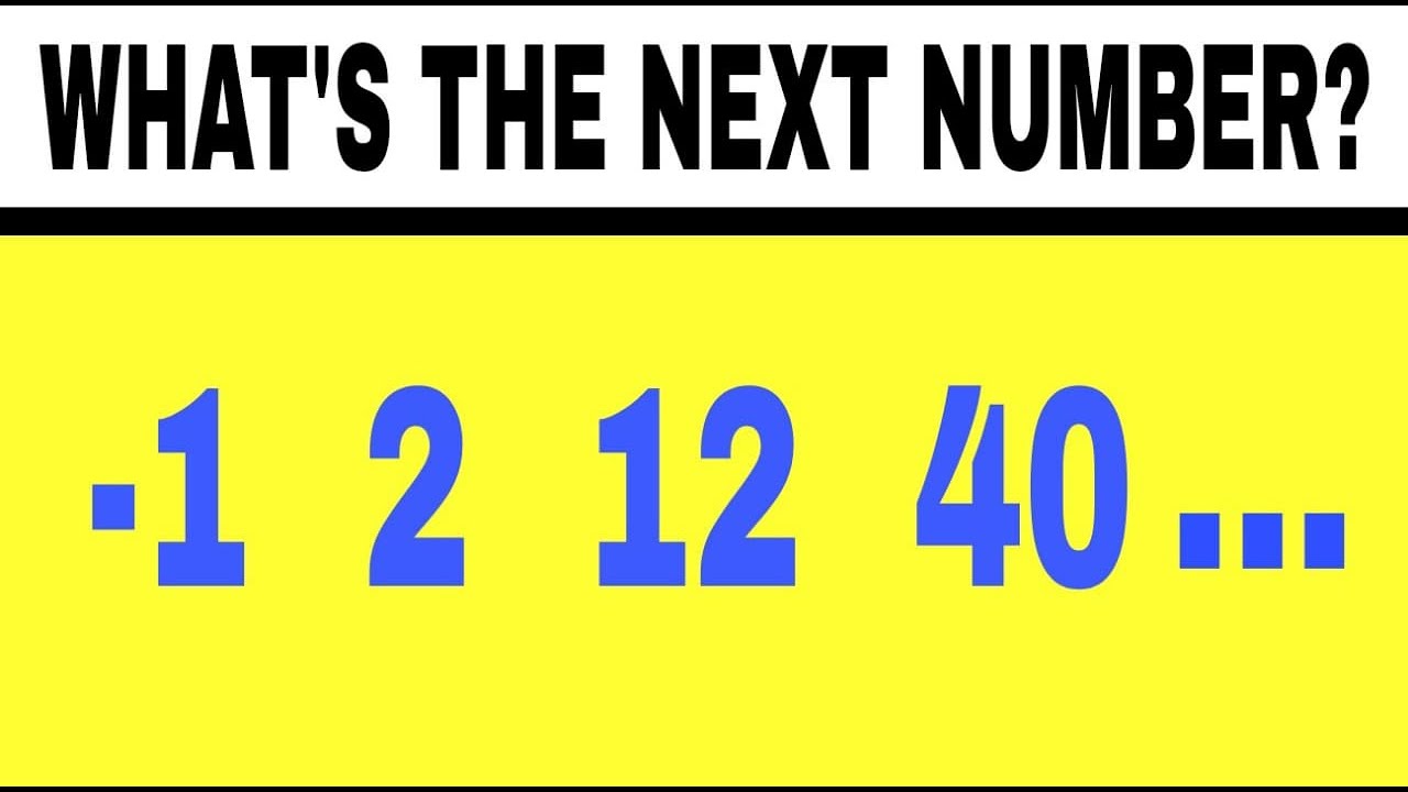 What's The Next Number In The Sequence | Target Sequence | Non Seq | -1 ...