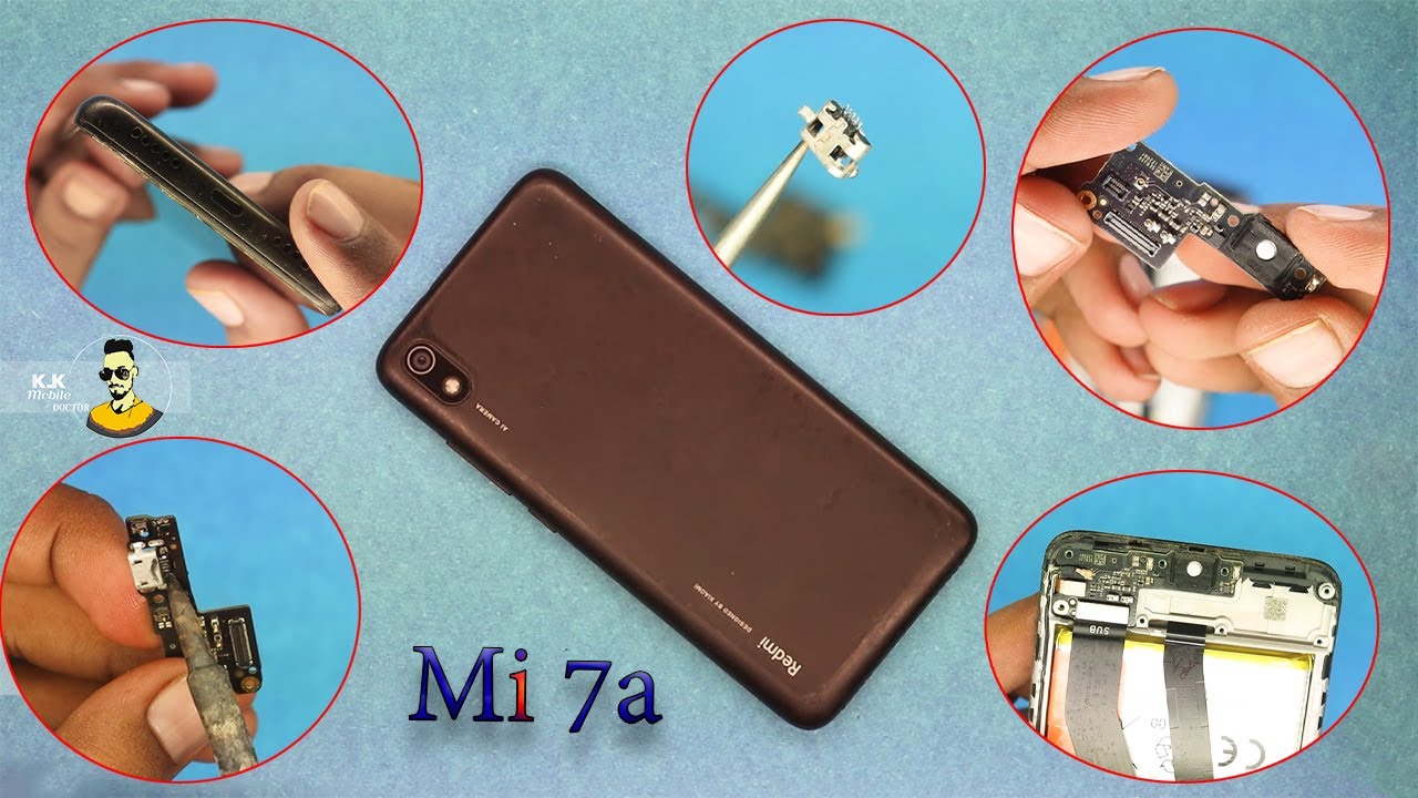 How To Change MI 7A Charging Jack | Mi 7a Charging Jack Replacement in ...