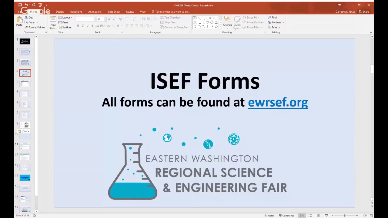 ISEF forms and SRC/IRB information - YouTube