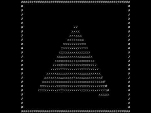 3D ASCII Demo in Python - YouTube