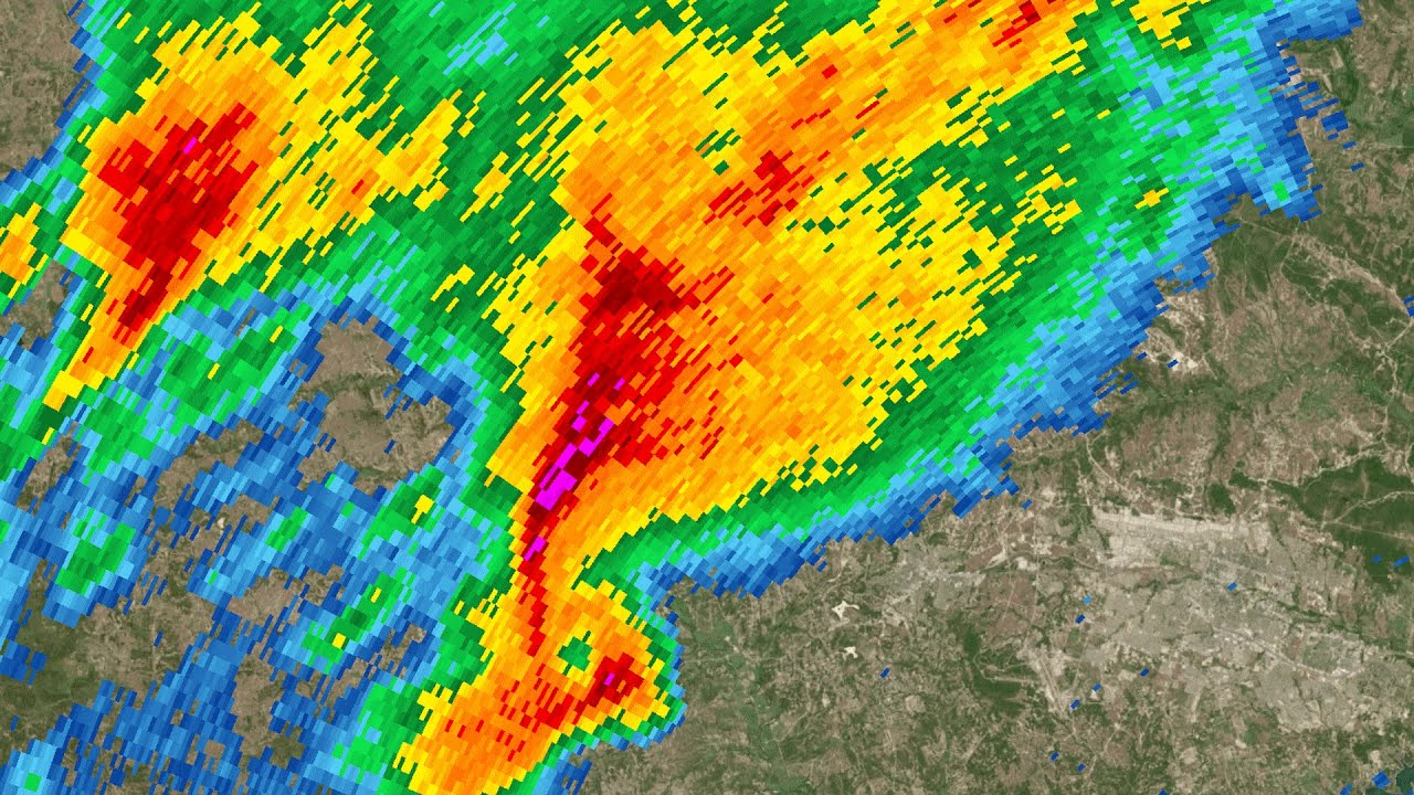 2024 West, Texas Supercell Radar Loop - YouTube