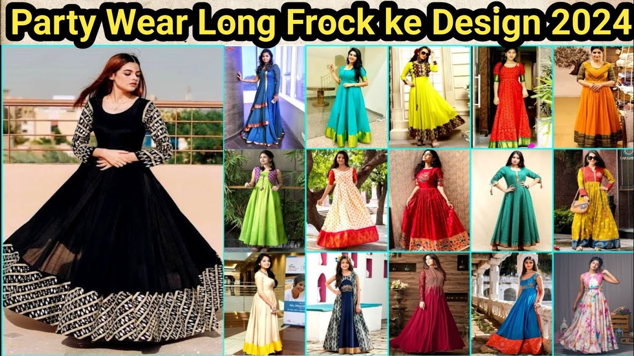 Long Dress Collection 2024| New Frock Design 2024| Gaum Disain ...