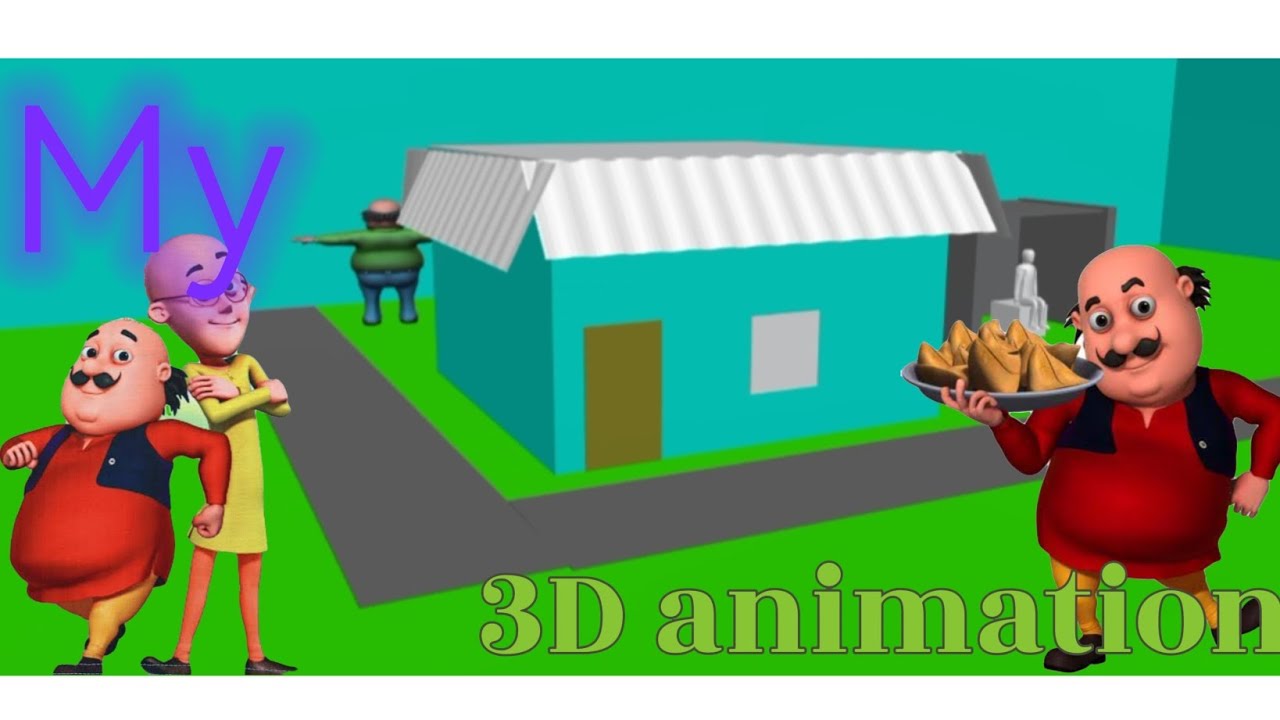 my motu Patlu 3D animation - YouTube