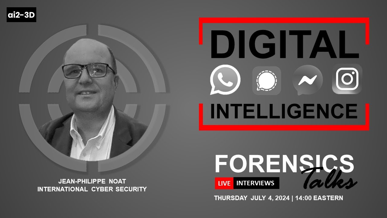 Digital Intelligence | Forensics Talks EP 103 | ft. Jean-Philippe Noat | Cyber Security | CSI ...