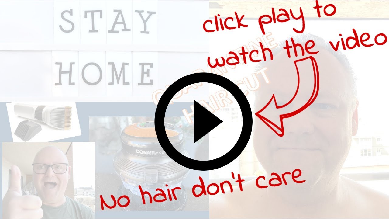 How to cut your own hair. No hair don't care - YouTube