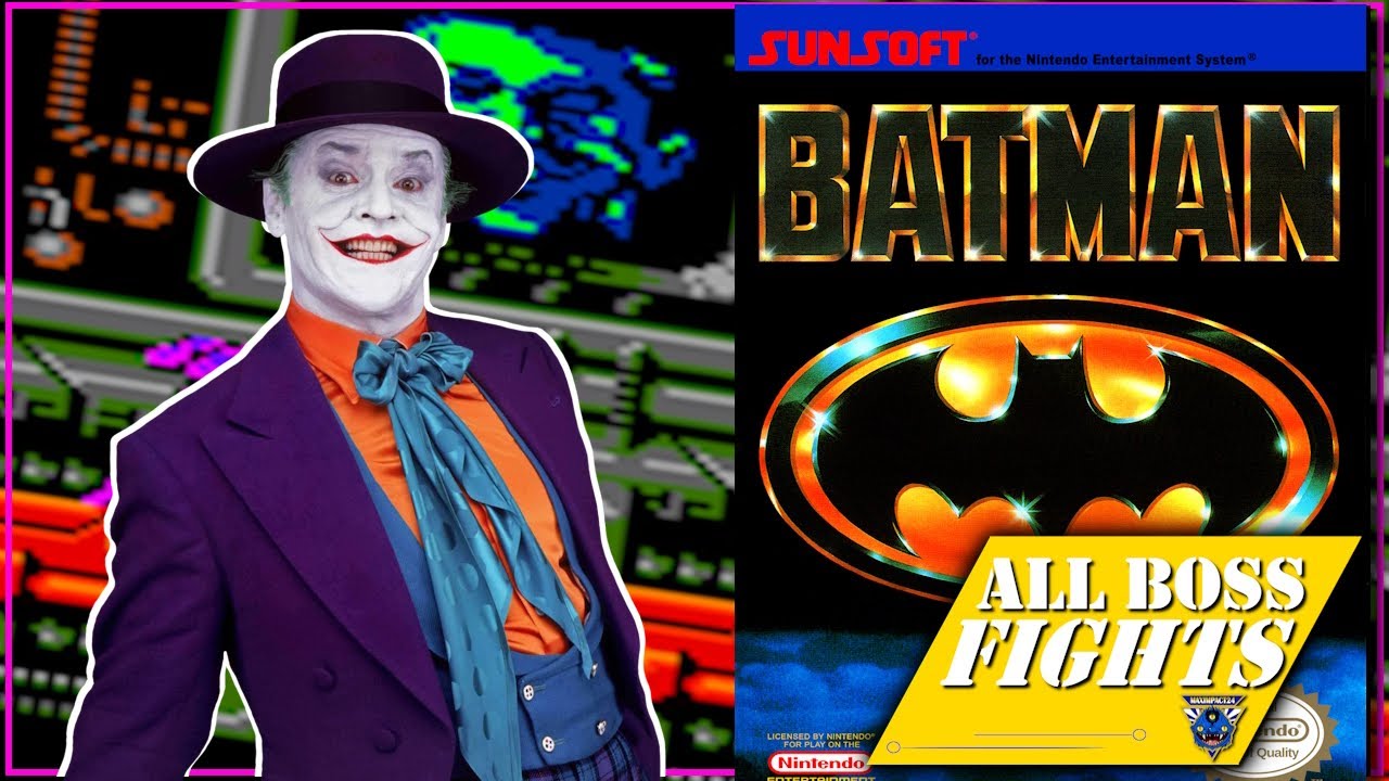 Batman (NES) ALL BOSSES - YouTube