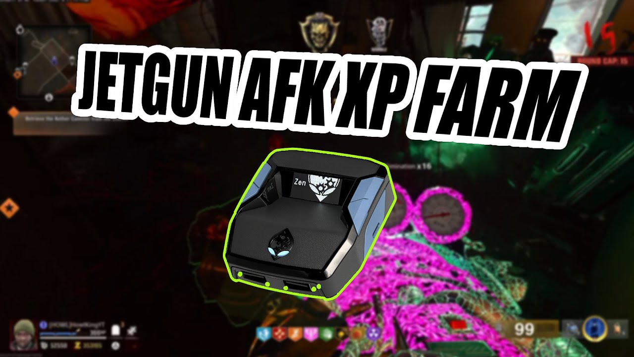 BLACK OPS 6 ZOMBIES AFK JETGUN XP FARM - YouTube