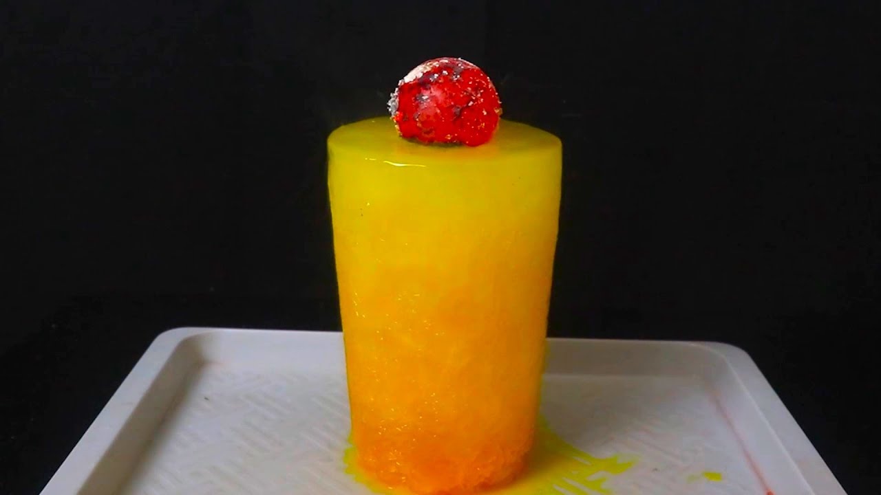 Red Hot Metal Ball Vs Yellow Sting ICE - YouTube