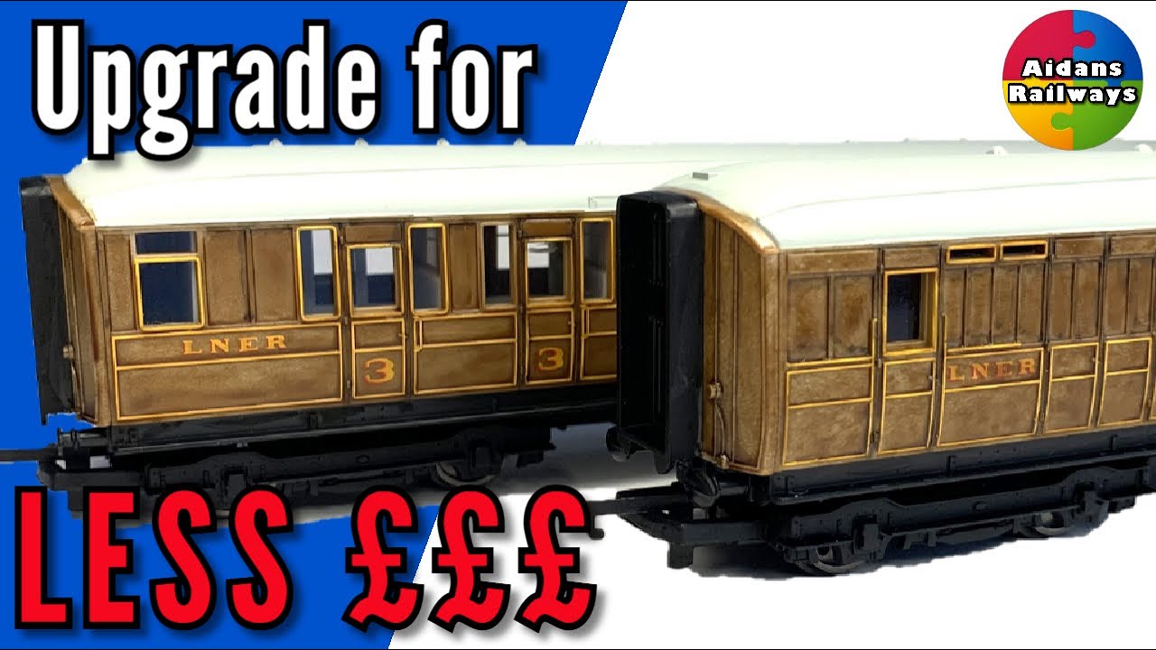How To Make Hornby Railroad Gresley Teak Coaches Even Better! | Upgrade ...