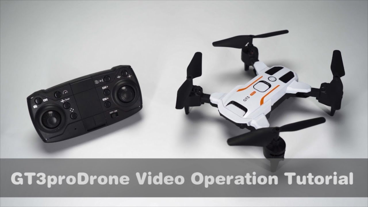 GT3 Drone Operation Tutorial - YouTube
