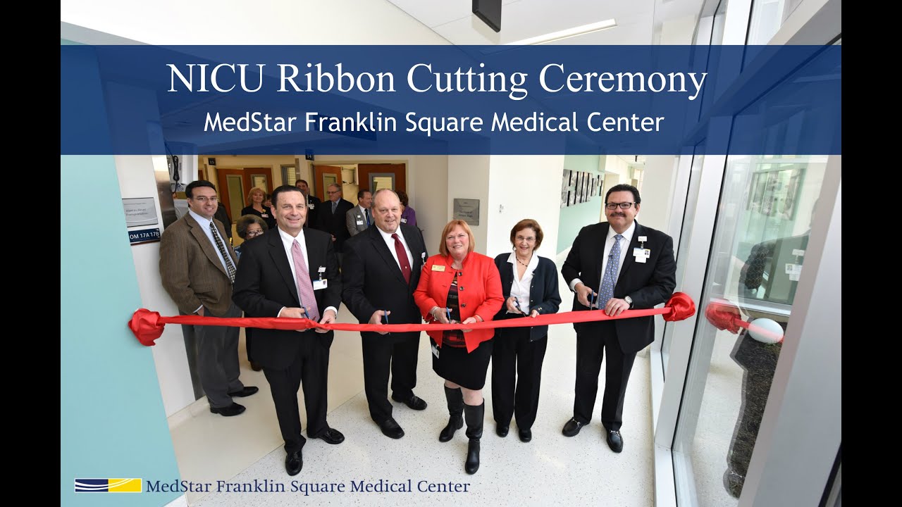NICU Ribbon Cutting Ceremony - MedStar Franklin Square - YouTube