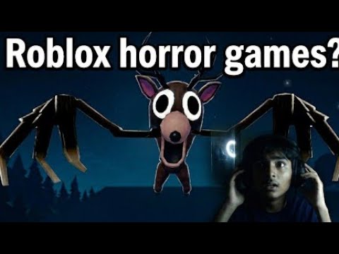 Trying Roblox horror games 👀| First vid