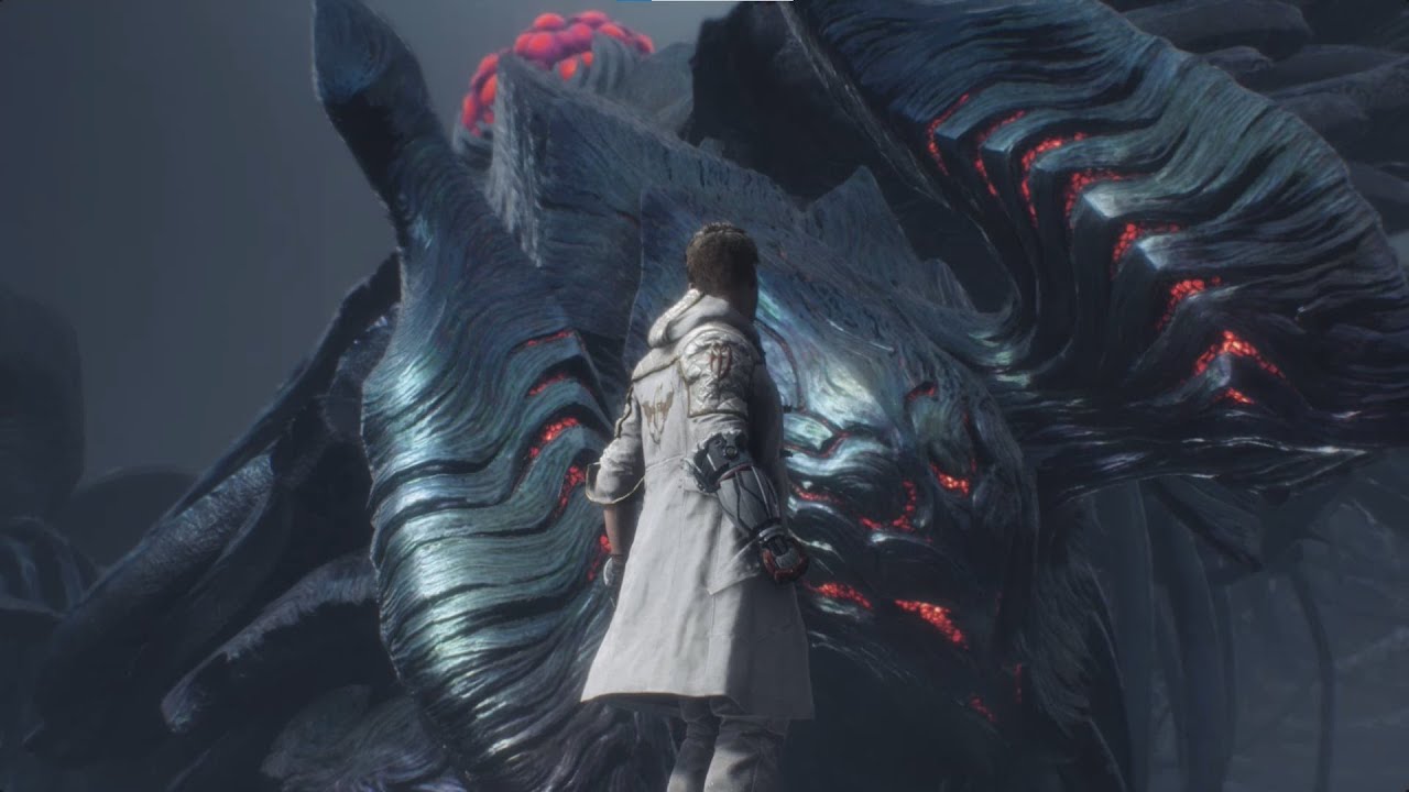DEVIL MAY CRY 5 - Elder Geryon Knight and Gilgamesh Boss Fight Gameplay ...