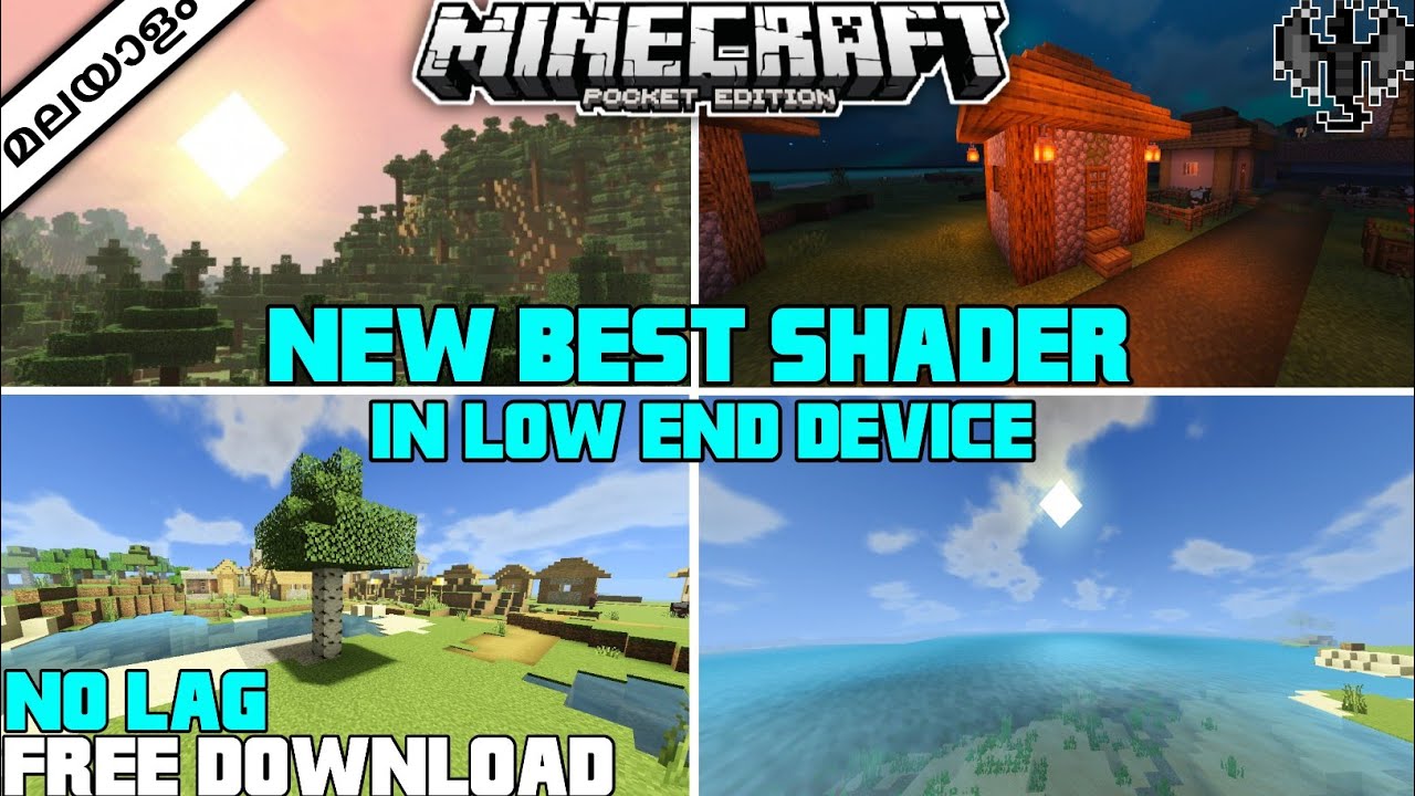 MINECRAFT PE || TOP 1 BEST REALISTIC SHADER IN LOW END DEVICE [RENDER ...