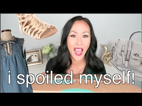 I SPOILED MYSELF! TREAT YO' SELF HAUL | LUXURY FOR LESS - YouTube