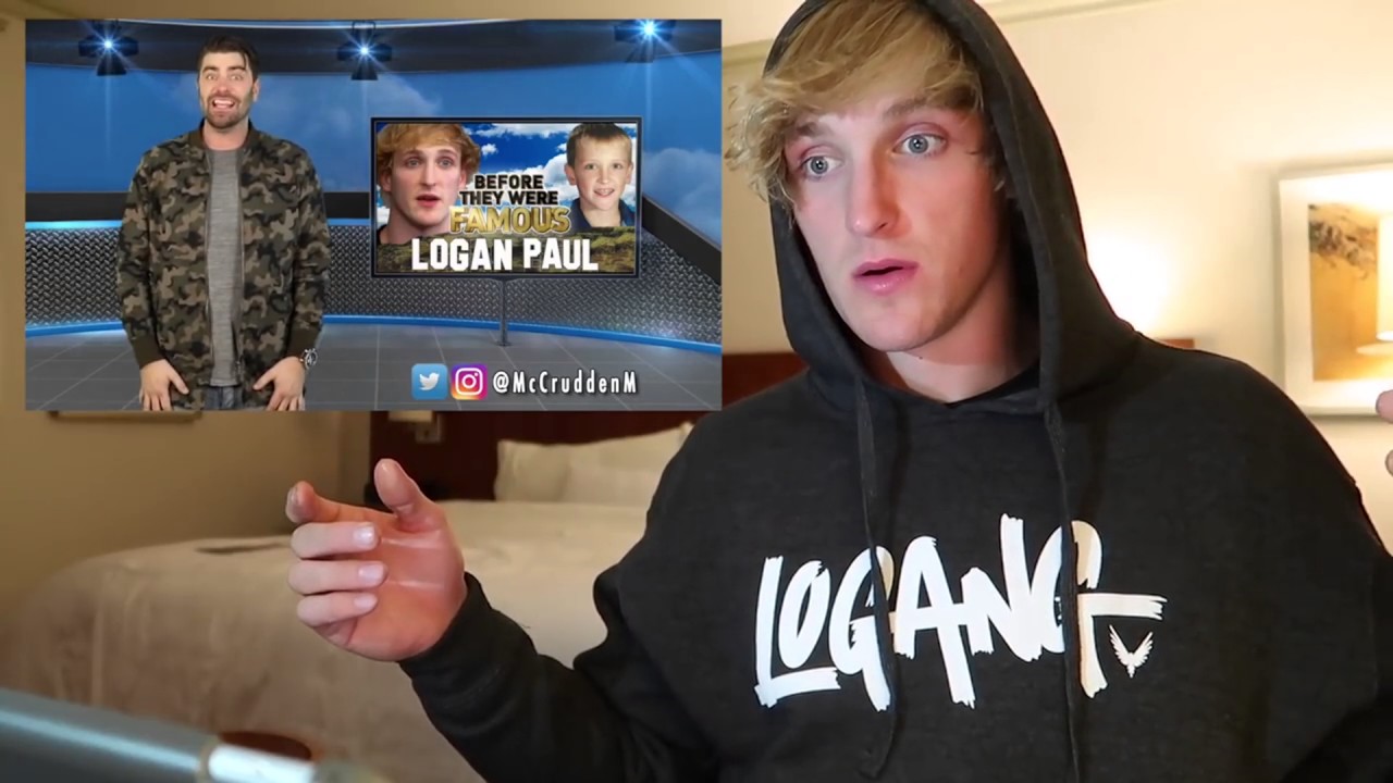 LOGAN PAUL Reacts To His Before They Were Famous Video - YouTube