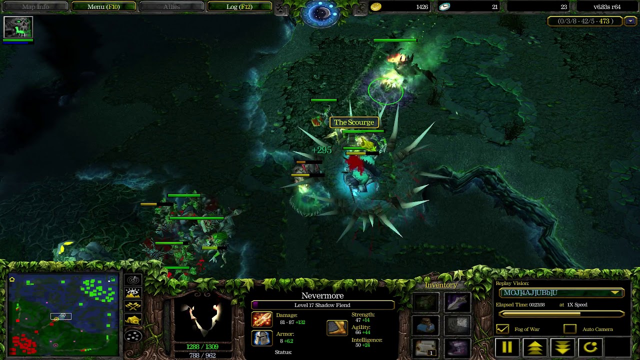 Dota 1 - Shadow Fiend easy Ultra easy life - YouTube