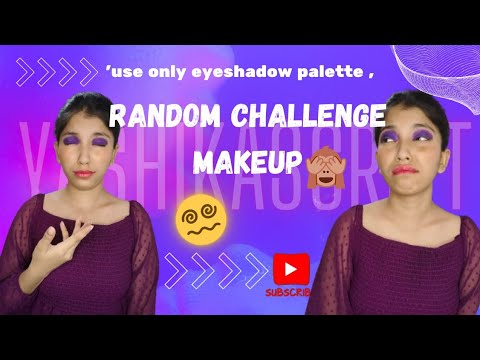 random challenge makeup 💄|| makeup challenge - YouTube