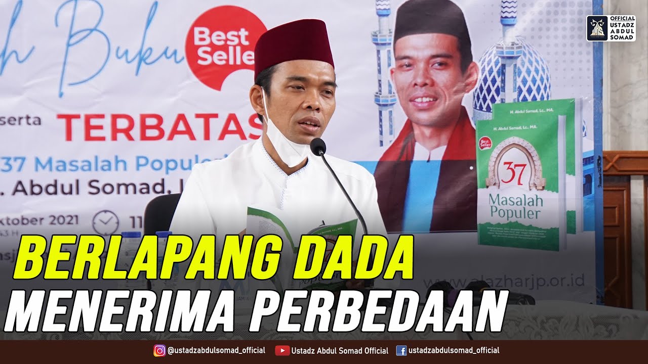 BERLAPANG DADA MENERIMA PERBEDAAN | Masjid Al-Azhar Bekasi, Jawa Barat ...