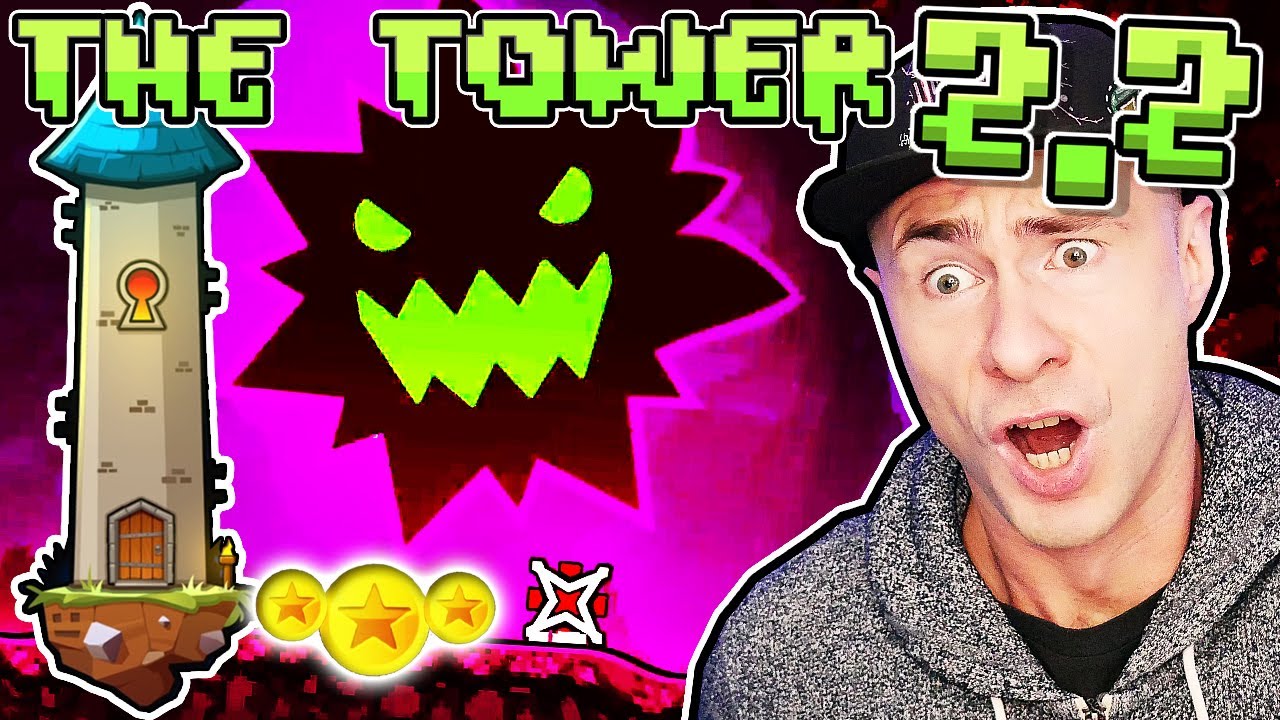 Geometry Dash 2.2 - ALL TOWER LEVELS with 3 COINS COMPLETE - YouTube